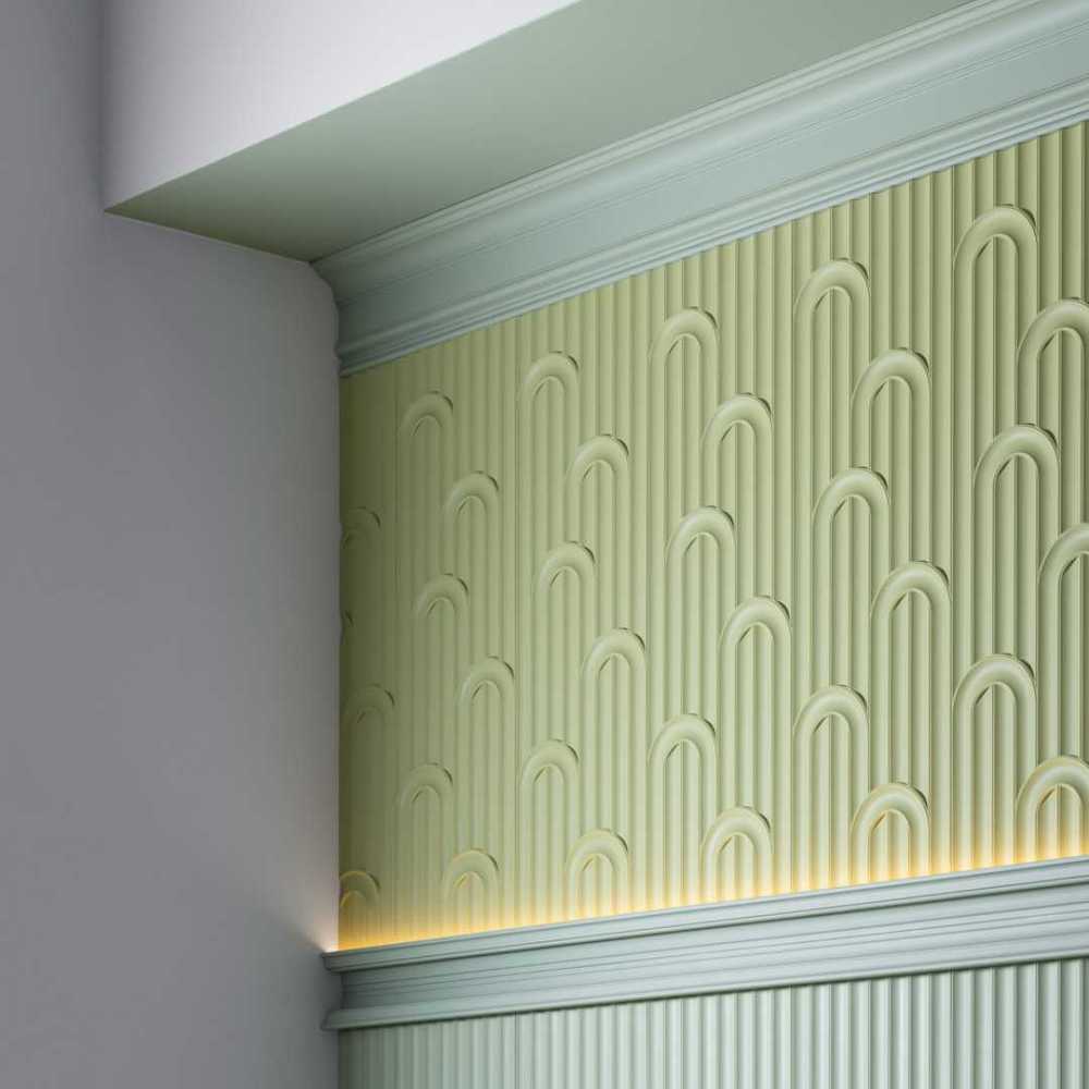 Orac Decor W212 Valley Loop 3D Wandpaneel - L 200 x H 25 x B 1,2 cm ...